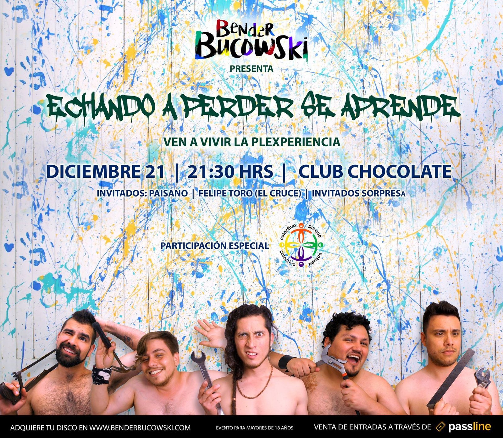 Bender Bucowski anuncia concierto en Santiago para presentar su nuevo ...